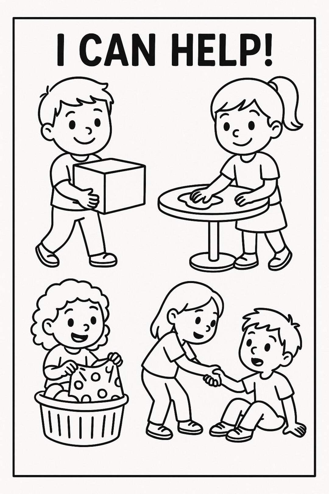 Color and Cope Printable Pack | Therapy Coloring Pages for Emotional ...