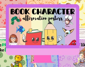 Favorite Primary Book Character Positive Affirmation Quotes Printable ...