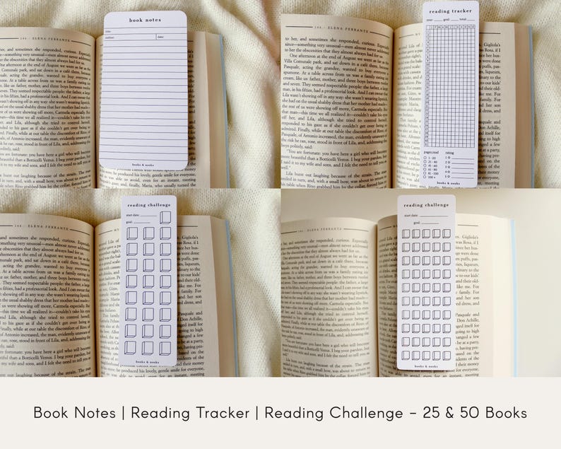 Printable Reading Bookmark Bundle | Library Card Bookmark | Book ...