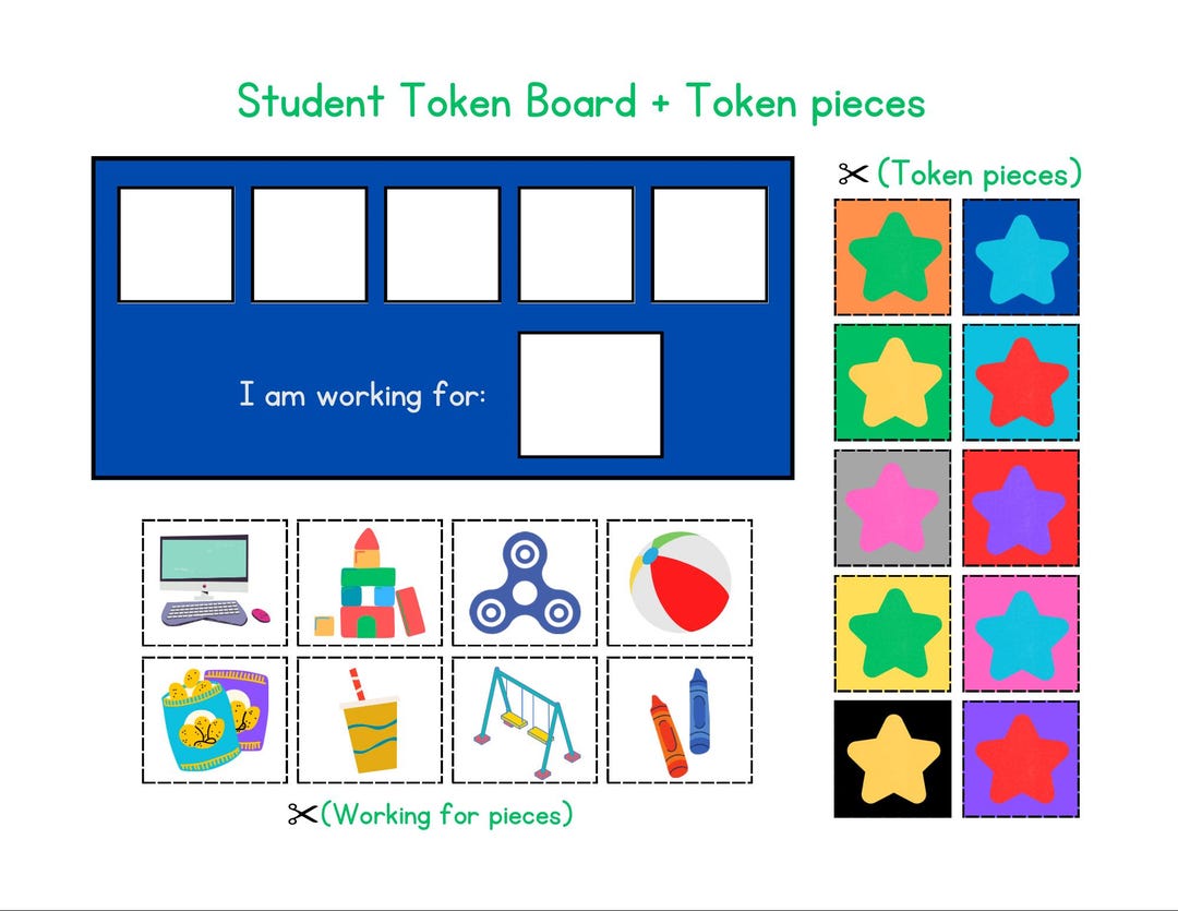 2-in-1 Token Board Economies for Boys and Girls - Etsy