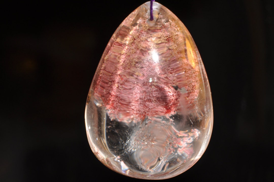 212.62carats 32x46x24mm Scenic LODALITE/ Chlorite/lodolite in Quartz ...