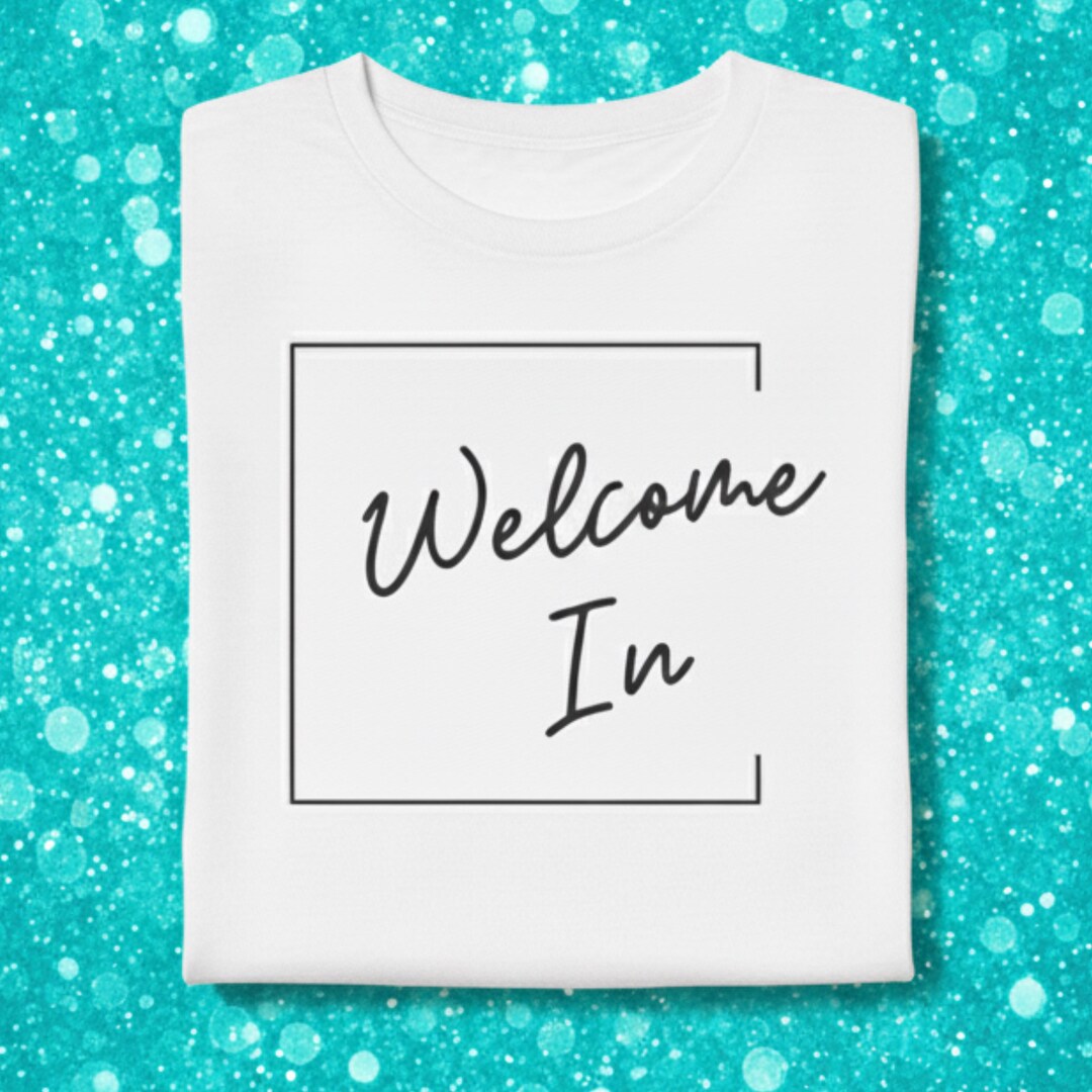 Welcome in T-shirt: Friendly Staff Uniform | Welcome Shirt for Retail ...