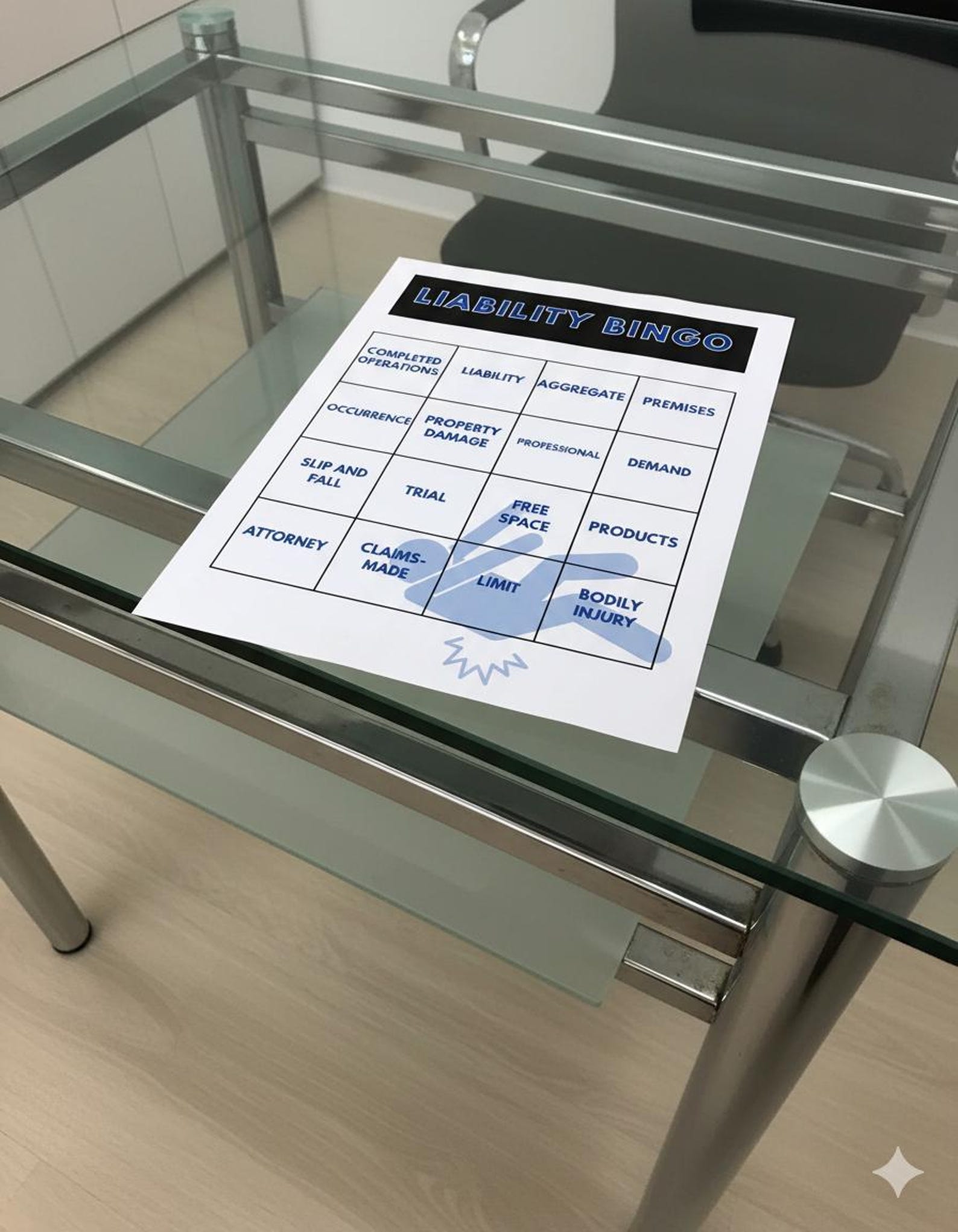 Liability Insurance Bingo Game: Team Building Office Party (digital ...