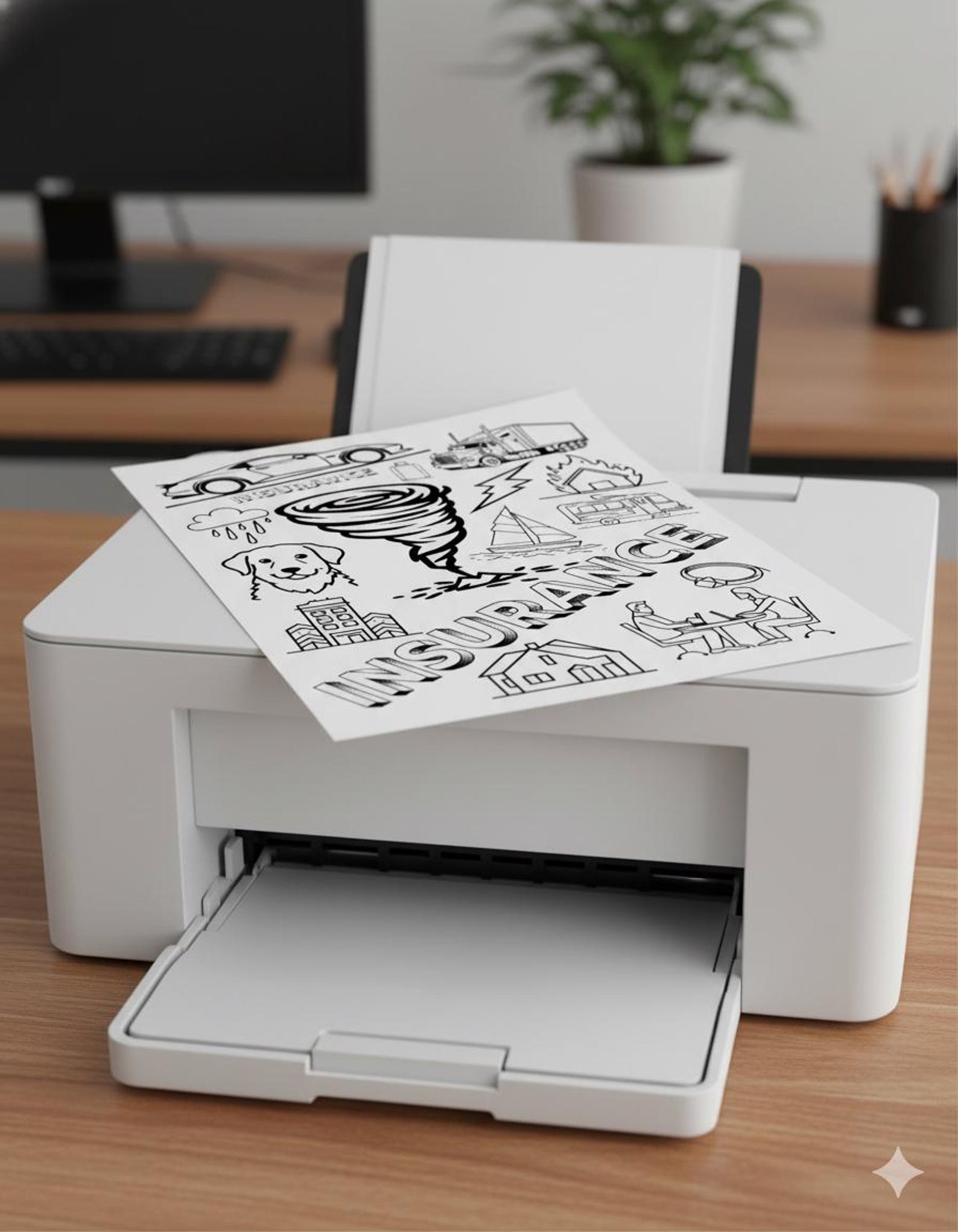 Insurance Ice Breaker Coloring Sheet | Team Meeting Printable (digital ...