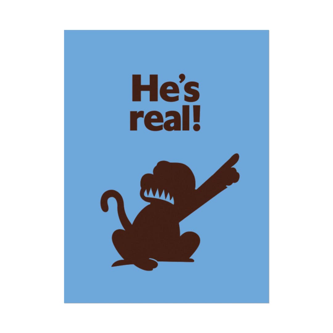 Playful Monkey Poster: Quirky Kids' Room Wall Art - Etsy