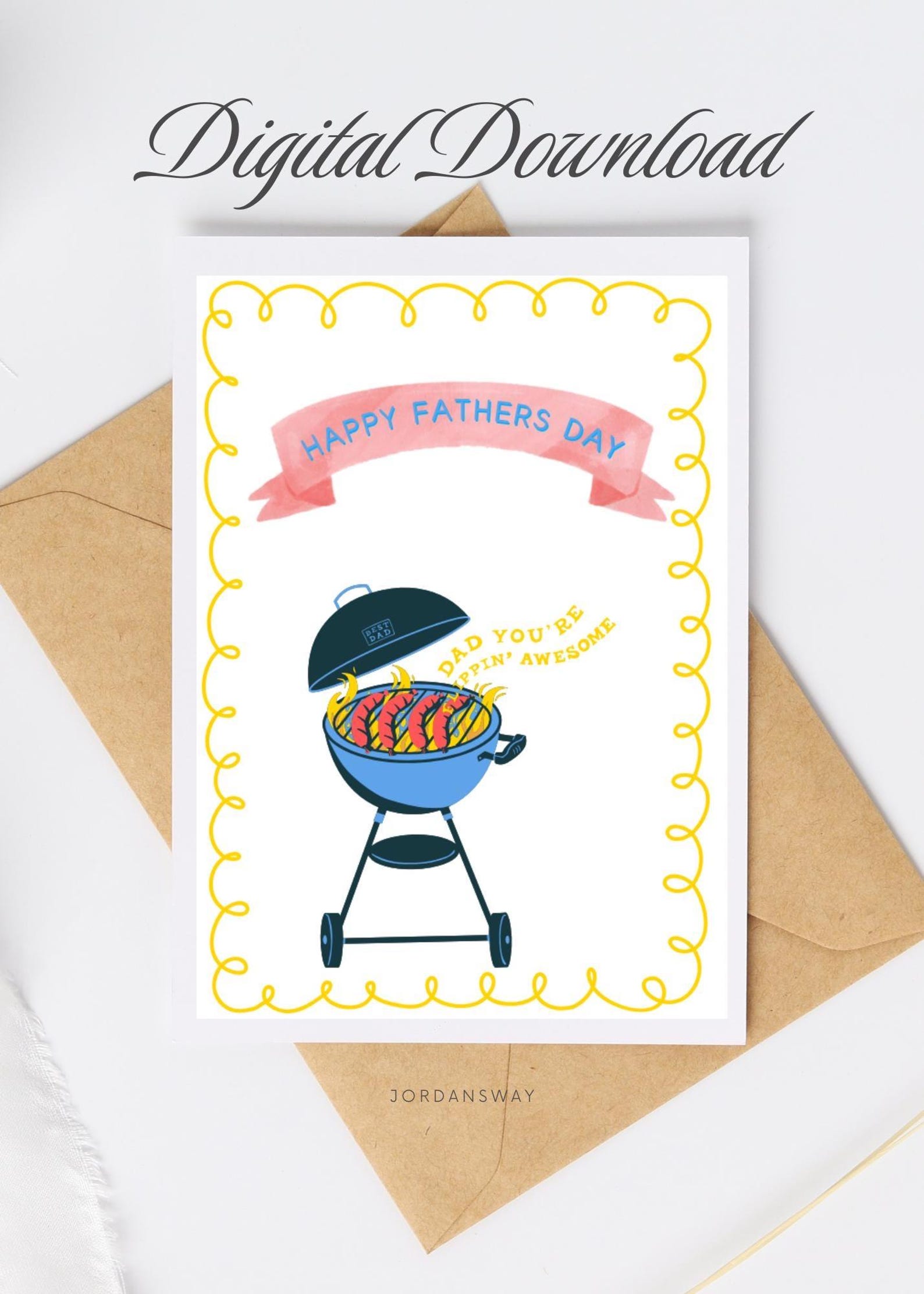 Digital Fathers Day Card - Etsy