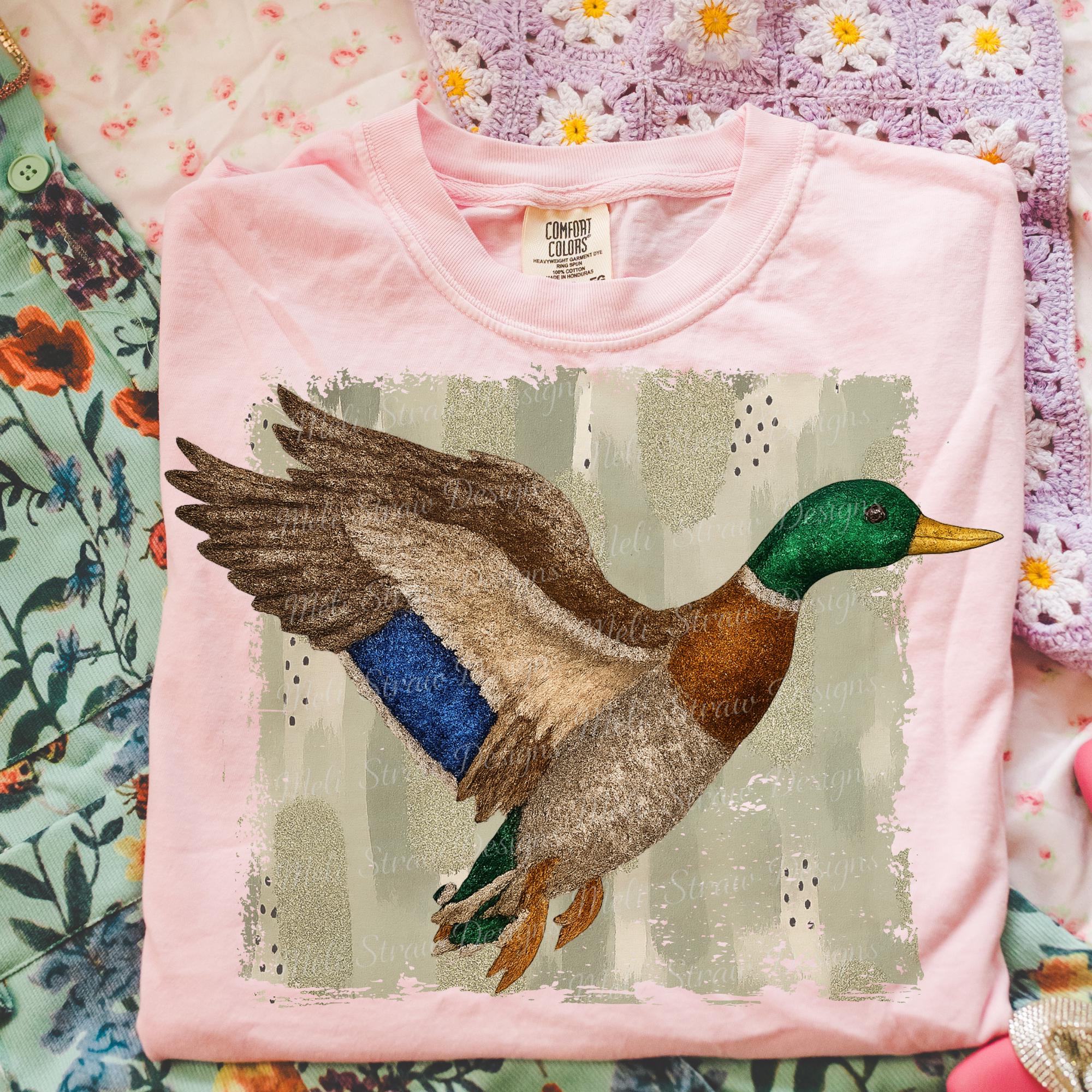 Glitter Duck PNG, Sparkly Duck Hunting PNG, Girly Hunting Season ...