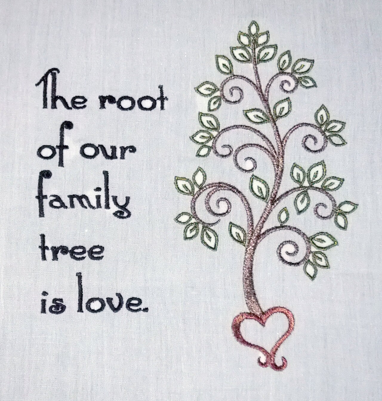 Family Tree Tapestry embroidered Wall Art - Etsy