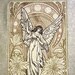 7 X 10 Embroidered Angel Tapestry embroidered Wall Art, 16x 18 Overall ...