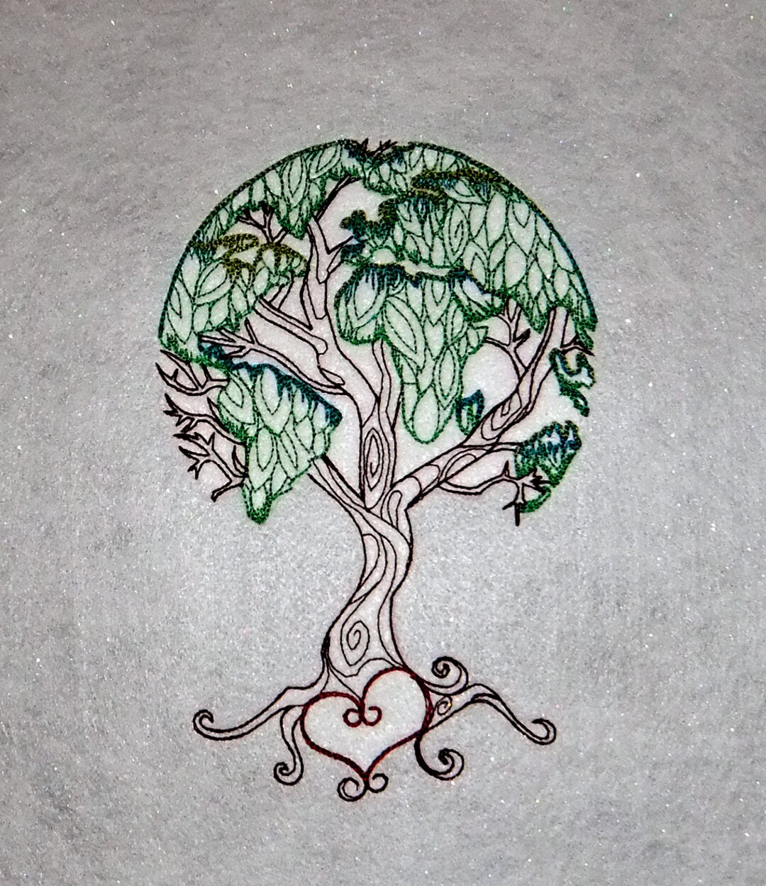 Earth Tree of Life (embroidered Wall Art) - Etsy