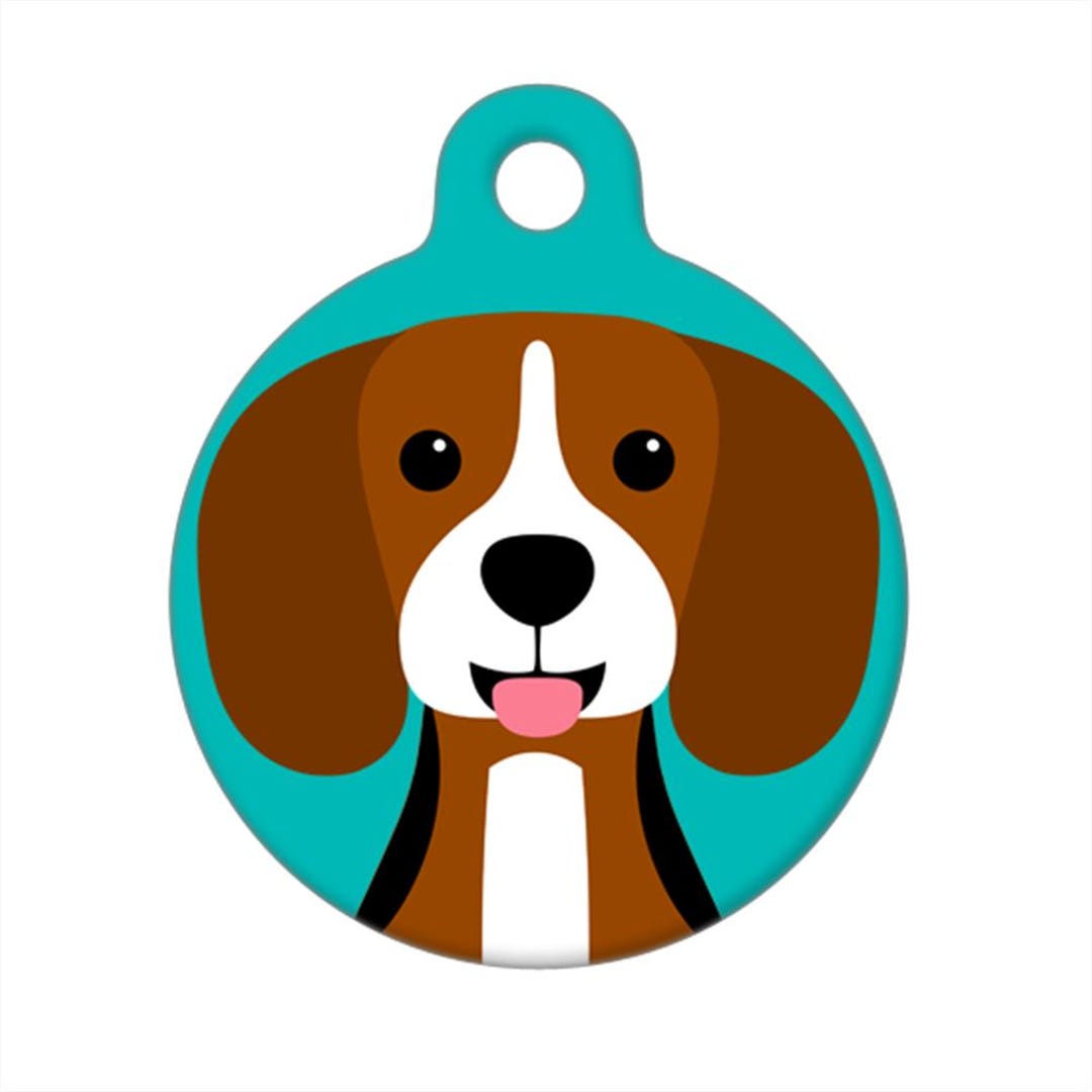 Pet ID Tag - Beagle - Etsy