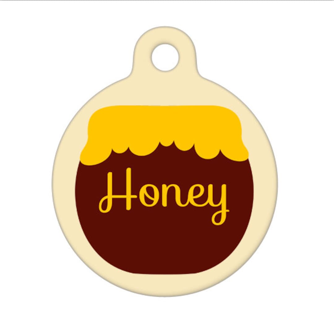 Pet ID Tag Honey Pot - Etsy