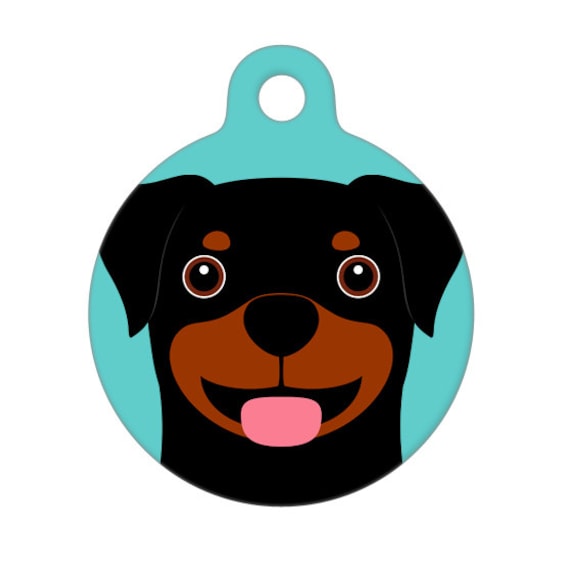 Pet ID Tag Rottweiler | Etsy