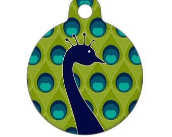 Pet ID Tag Crow Photo | Etsy