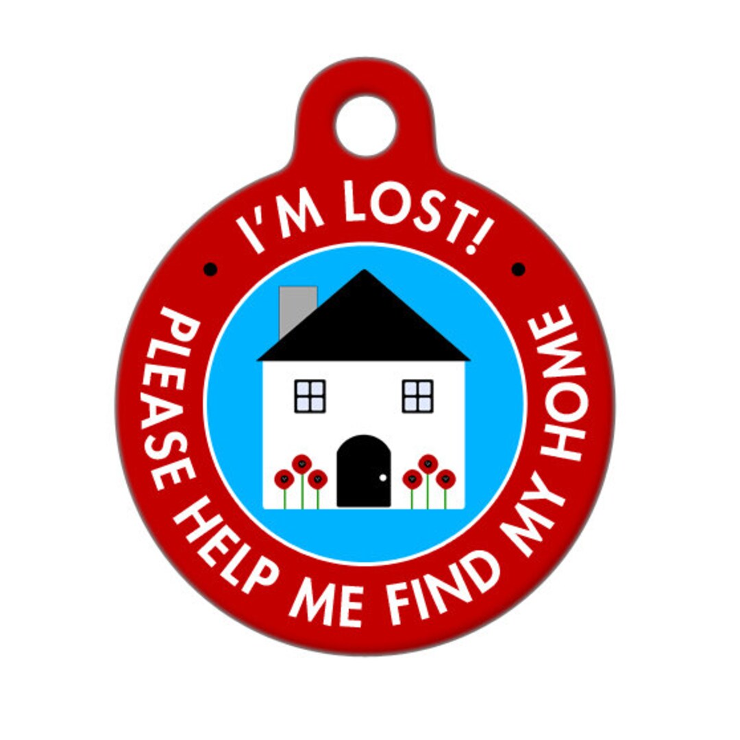 Pet ID Tag I'm Lost - Etsy