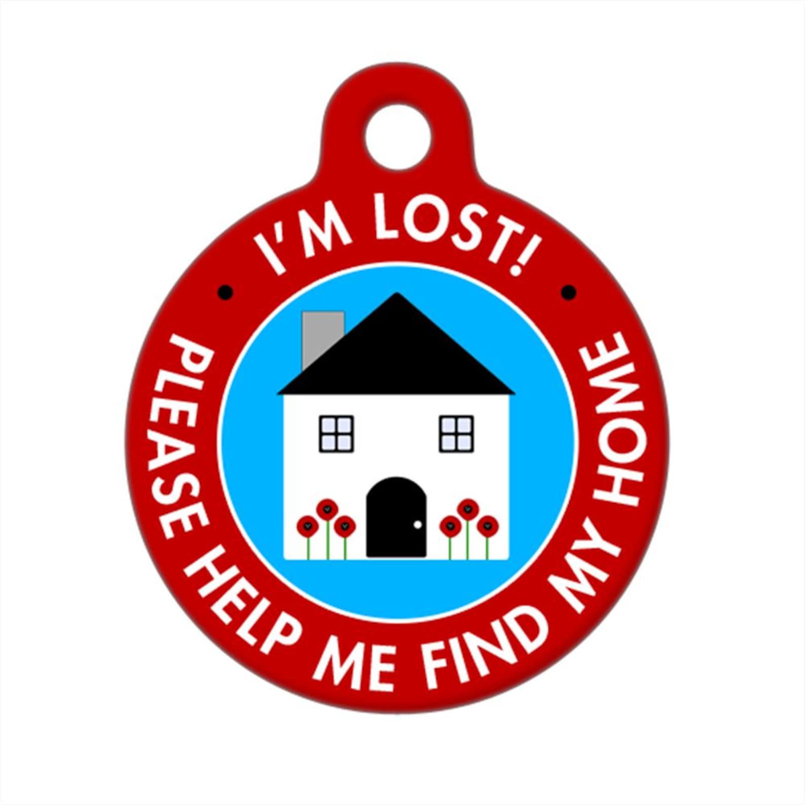 Pet ID Tag - I'm Lost! - Etsy