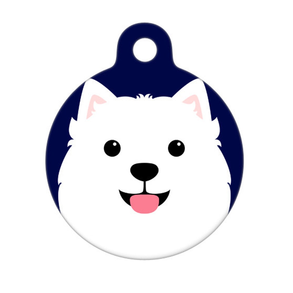 Pet ID Tag American Eskimo | Etsy