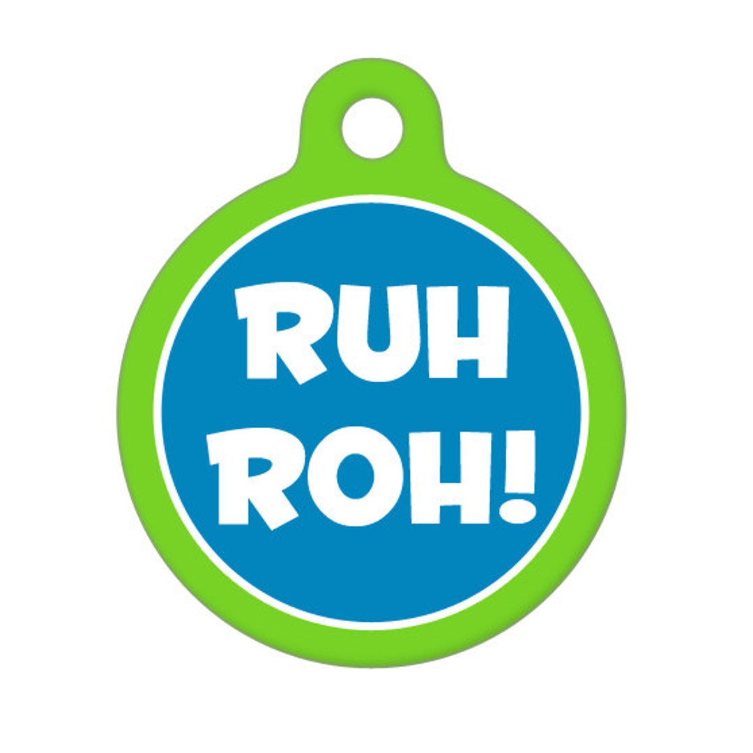 Pet Tag Ruh Roh - Etsy