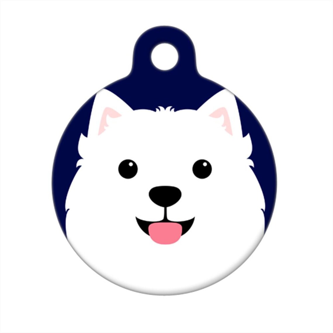 Pet ID Tag - American Eskimo - Etsy