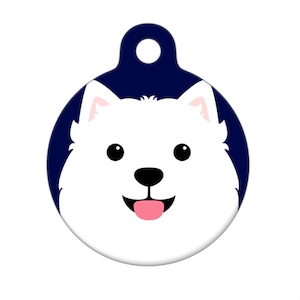 Pet ID Tag - American Eskimo - Etsy