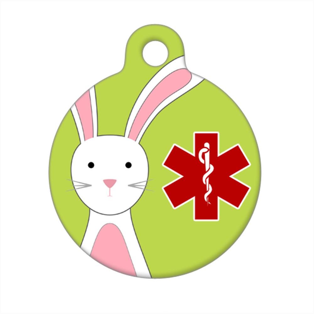 Medical ID Tag - Bunny Medical Alert - Etsy