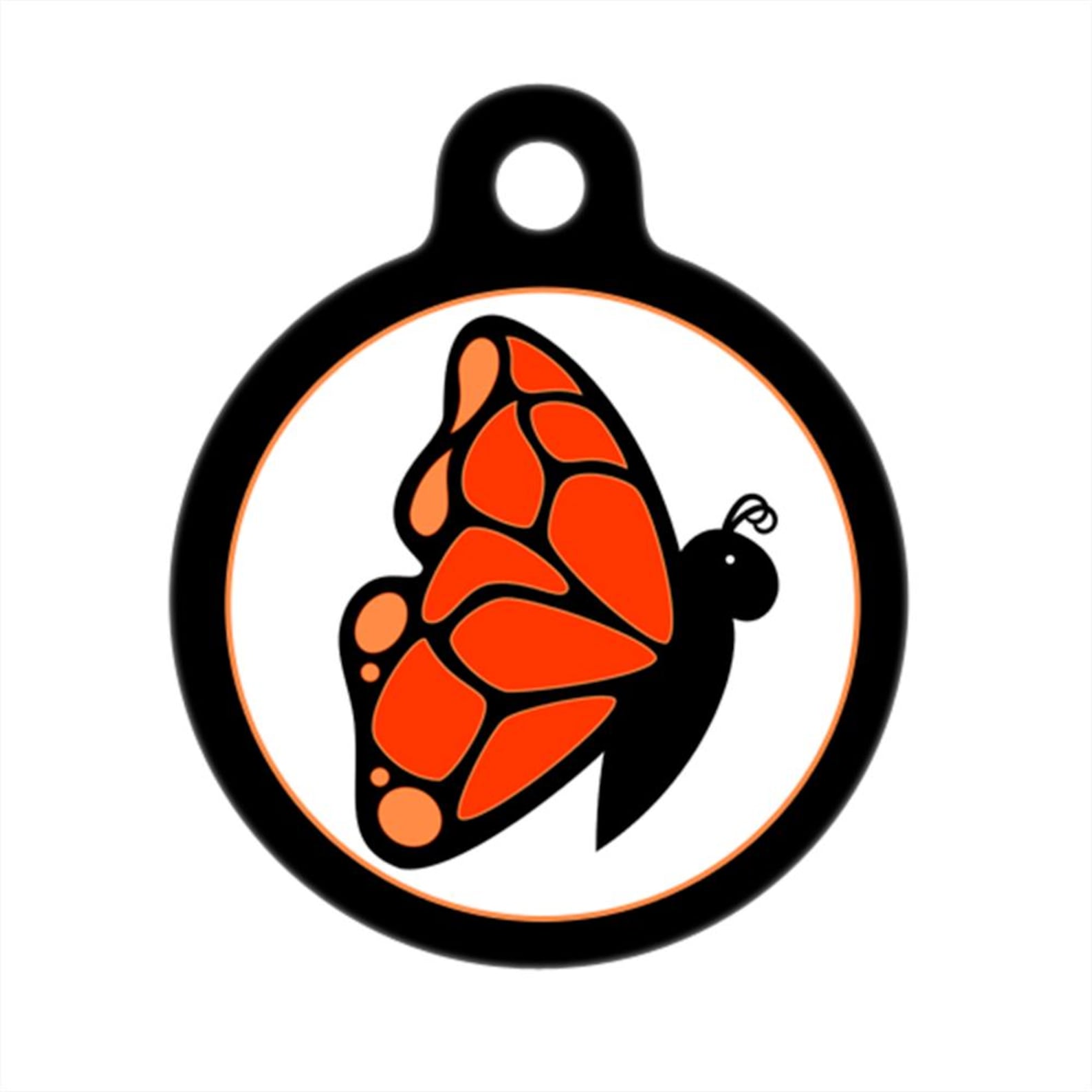 Pet ID Tag - Butterfly - Etsy