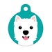 Pet ID Tag American Eskimo - Etsy