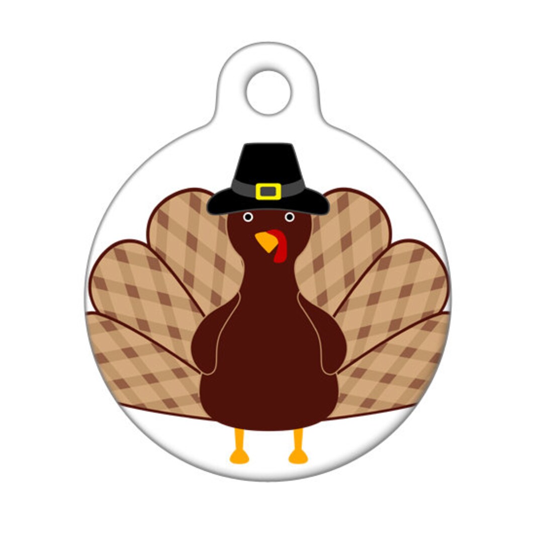 Pet ID Tag Thanksgiving Turkey - Etsy