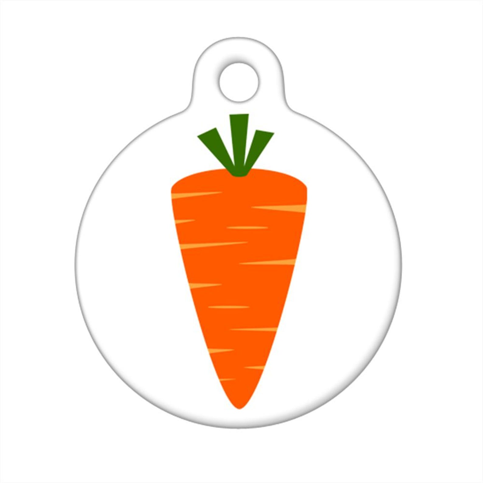 Pet ID Tag - Carrot - Etsy