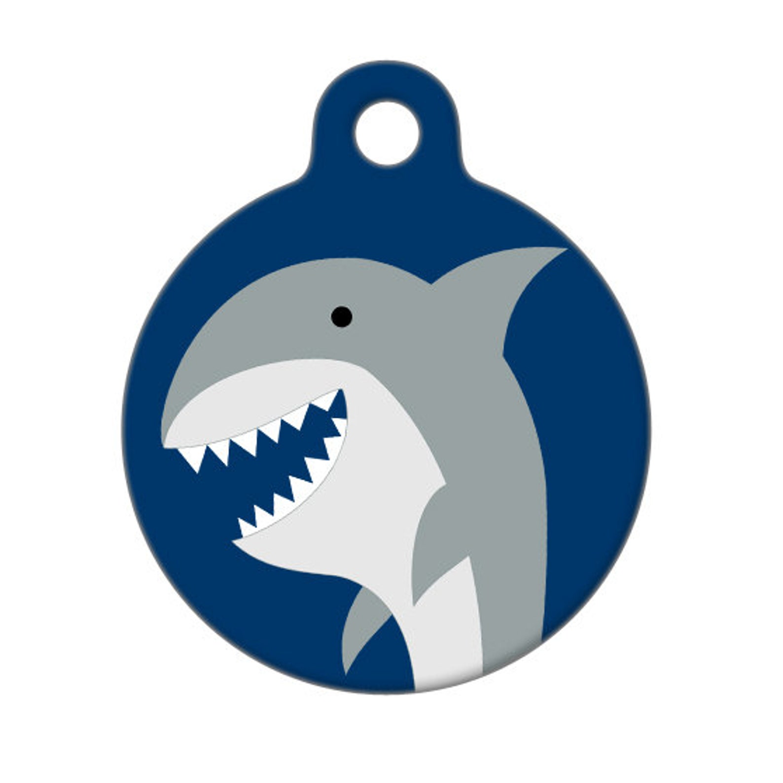 Pet ID Tag SHARK | Etsy