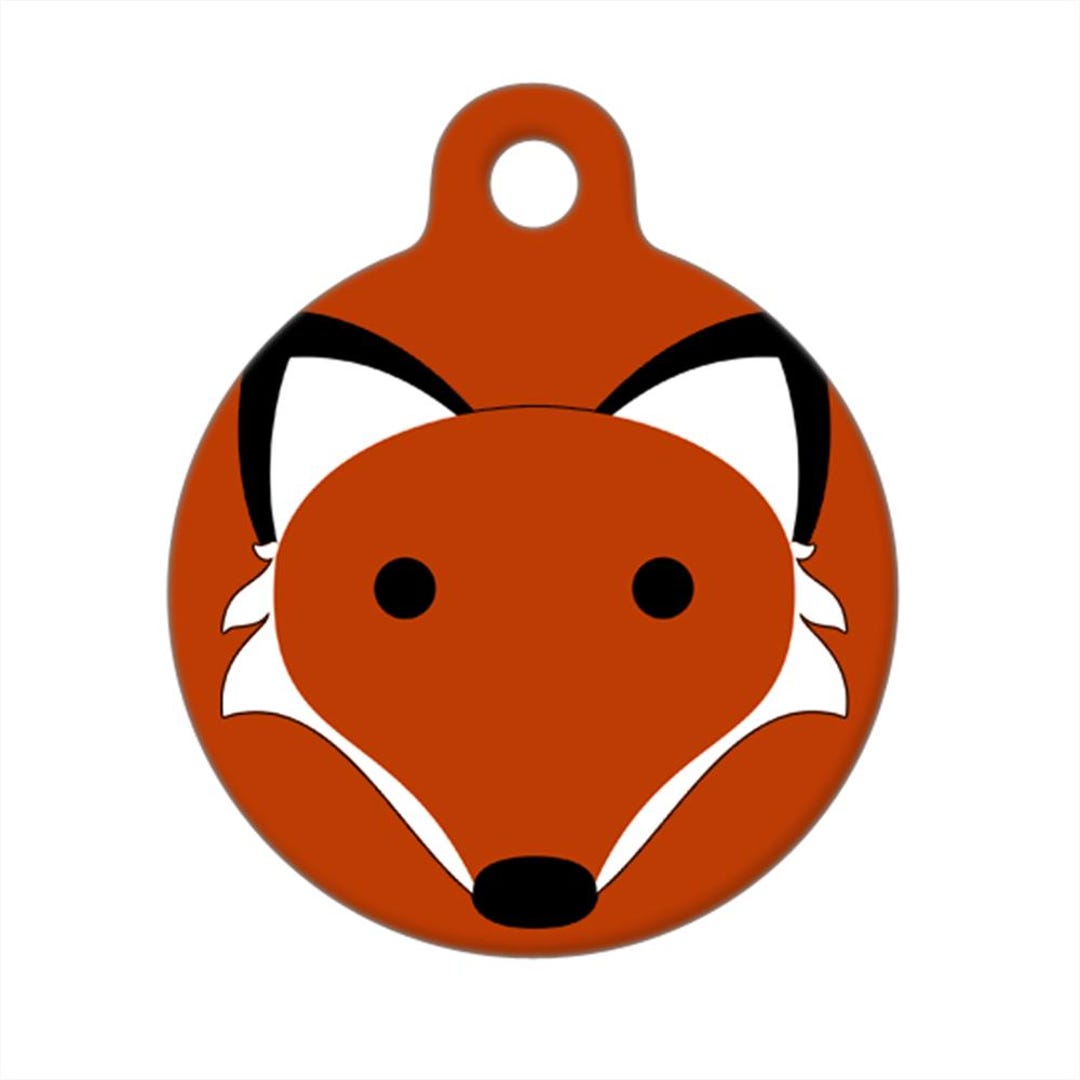 Pet ID Tag - Foxy - Etsy