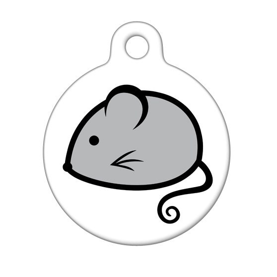 Pet ID Tag Mouse - Etsy