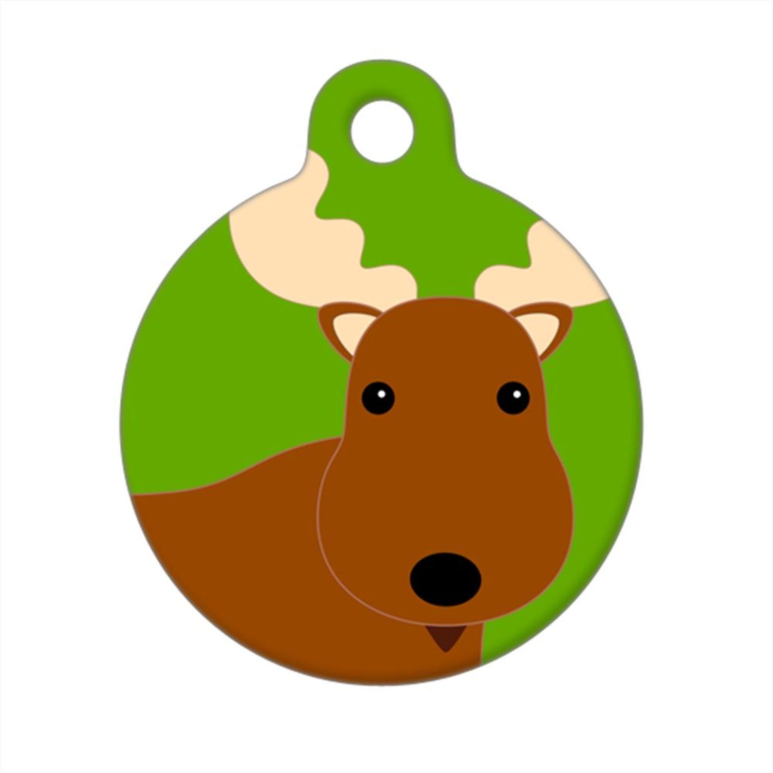 Pet ID Tag - Moose - Etsy