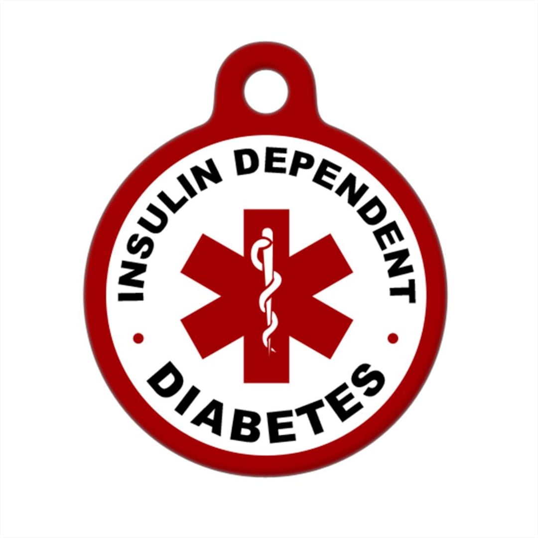 Medical ID Tag - Insulin Dependent Diabetes Medical Alert - Etsy