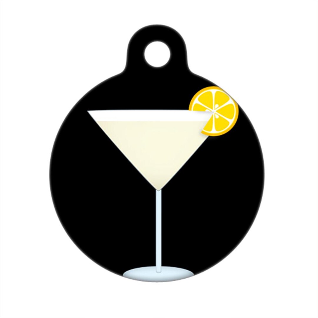 Pet ID Tag - Vodka Martini - Etsy