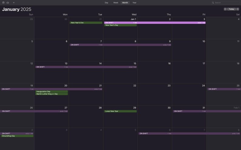 2025 Firefighter Shift Calendar – 24/48, 48/96, Kelly – A/B/C Shifts ...