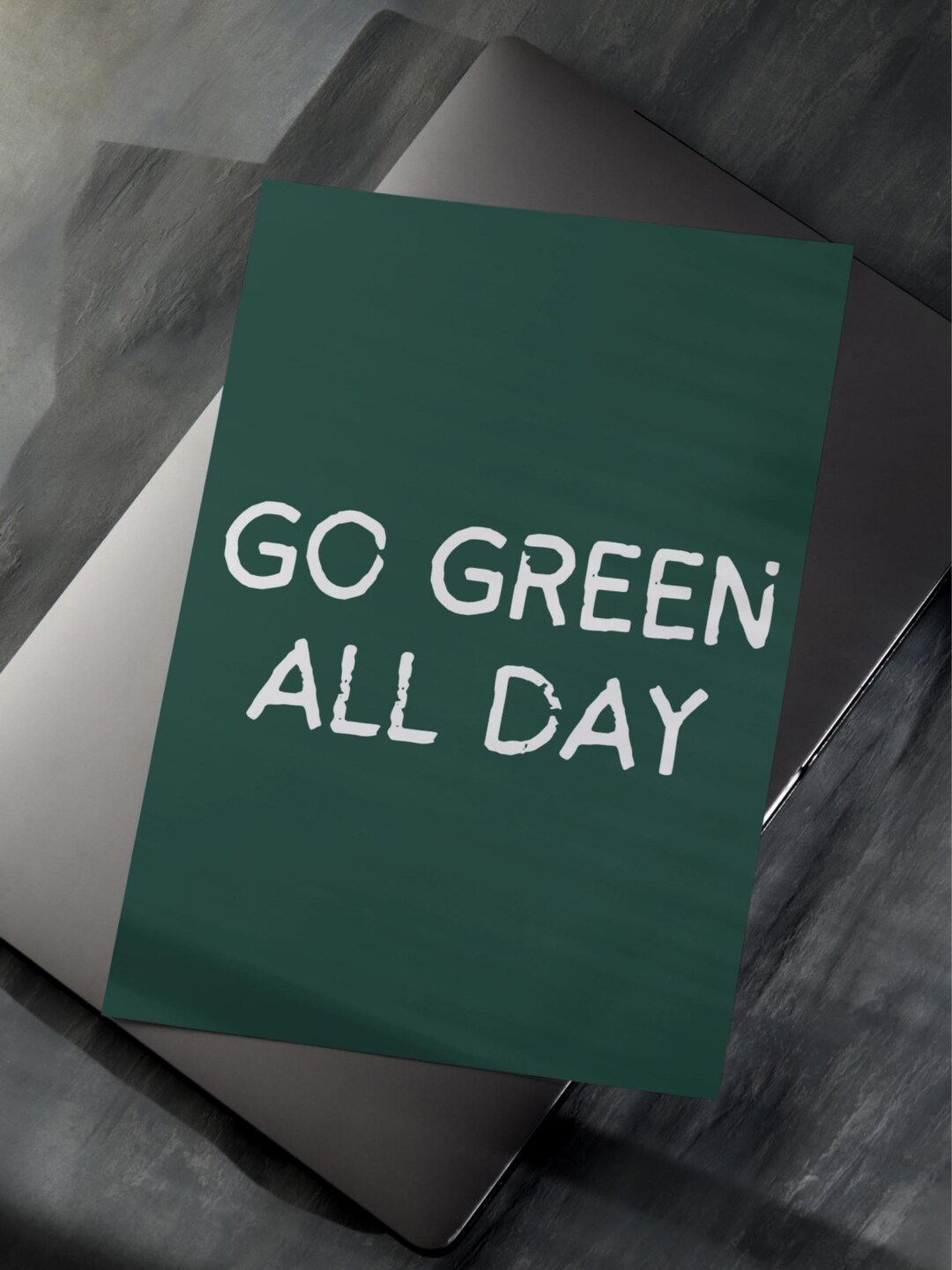 Michigan State Printable, Go Green All Day Poster, MSU Dorm Decorations ...