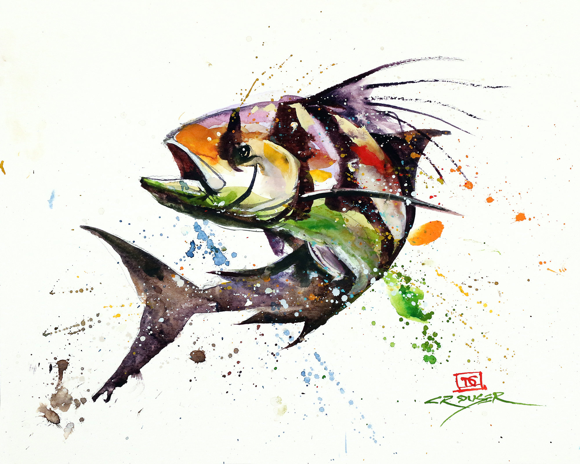 Saltwater Fish Art Drawings