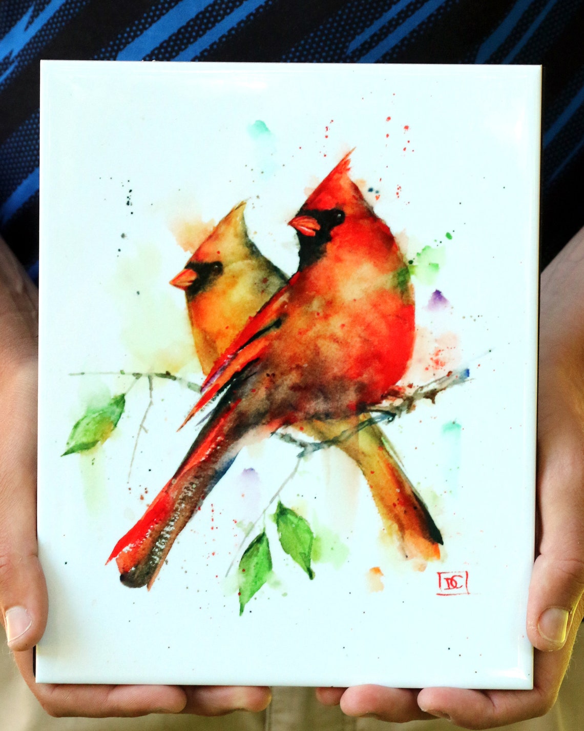 CARDINALS Decorative Ceramic Tile Ready to Hang or Display - Etsy