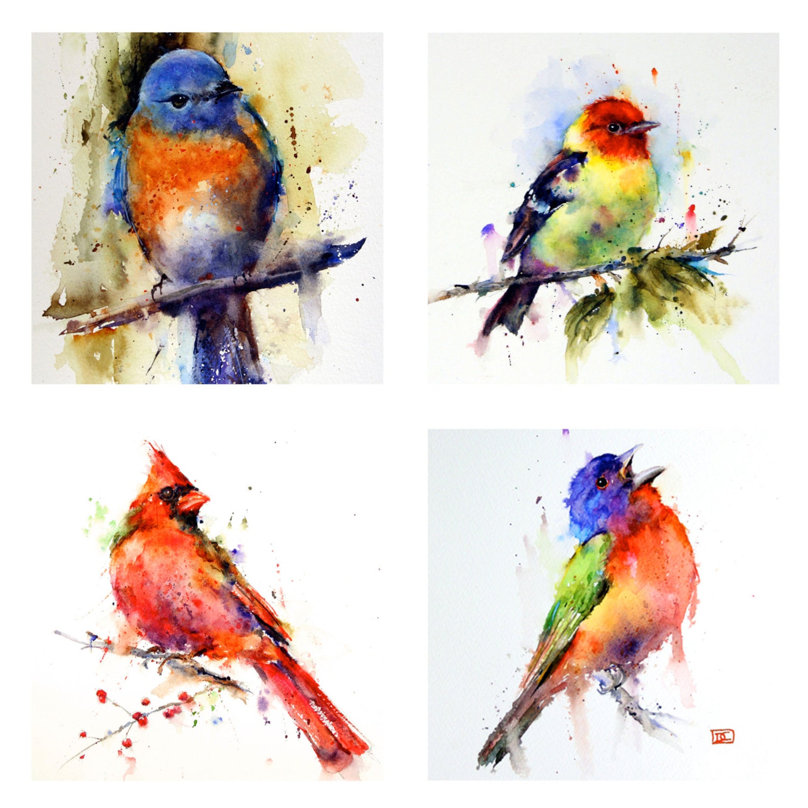 SONGBIRD Refrigerator Magnet Set by Dean Crouser - Etsy