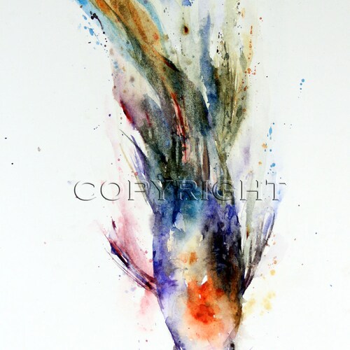 GOLDFISH Watercolor Print Fish Art by Dean Crouser - Etsy