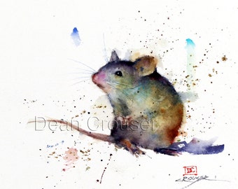 Mouse Watercolor | Etsy
