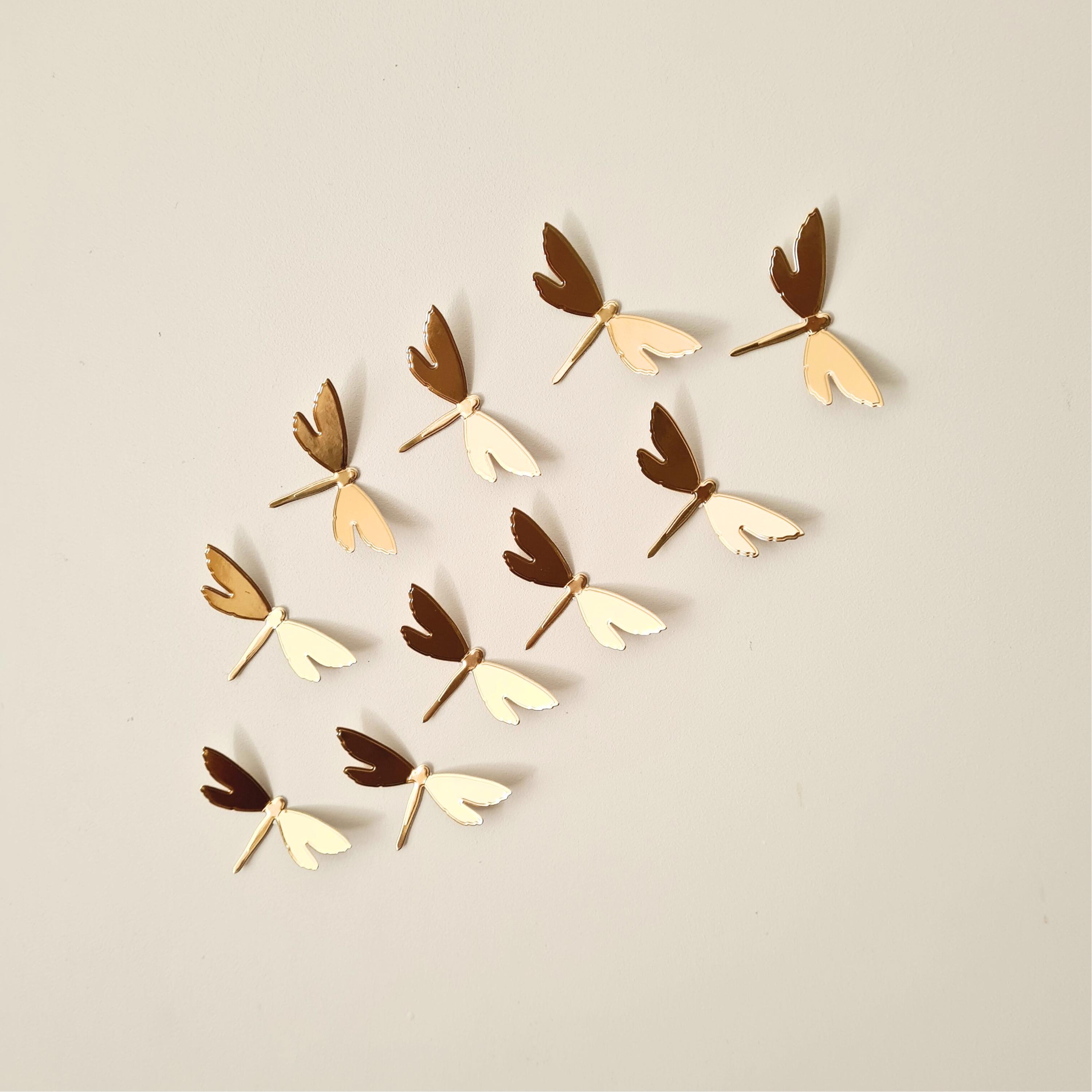 Dragonfly Wall Decal, Dragonfly Wall Art, 3D Dragonfly Wall Decor ...