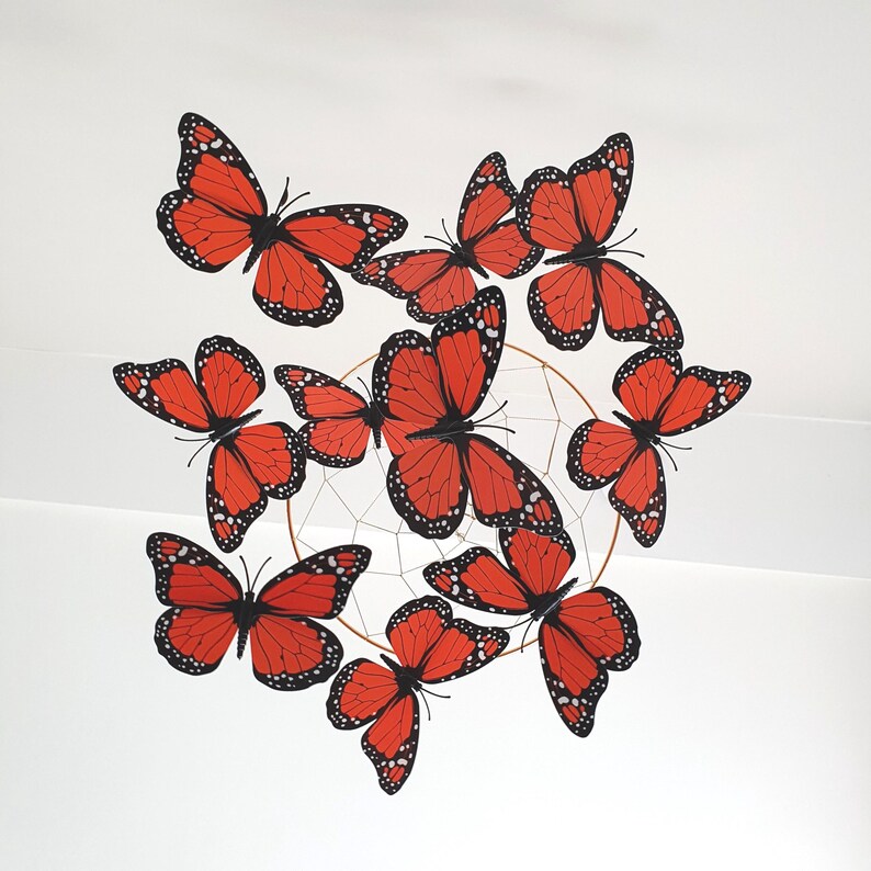 Monarch Butterfly Mobile Nursery, Butterfly Baby Mobile, Butterfly ...