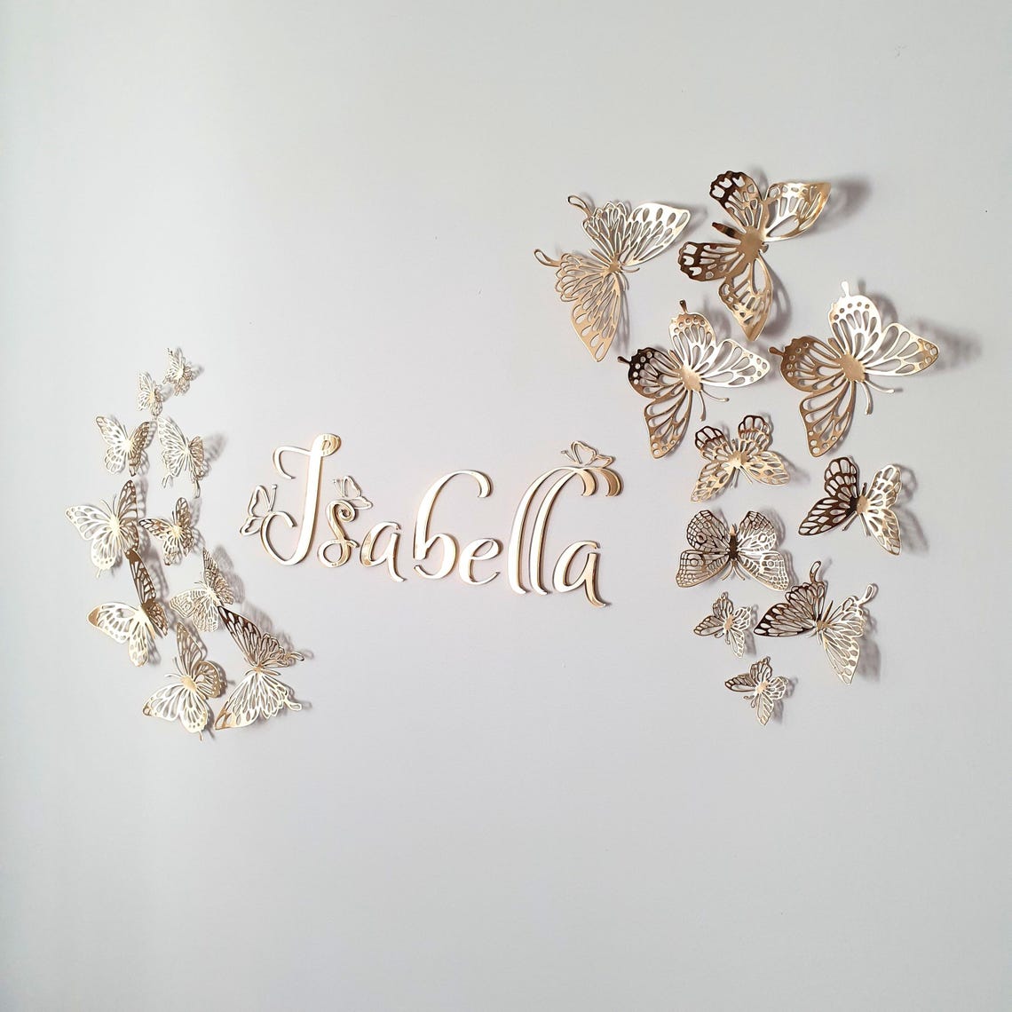 Butterfly Wall Decor, Butterfly Nursery Decor, Butterfly Name Sign ...