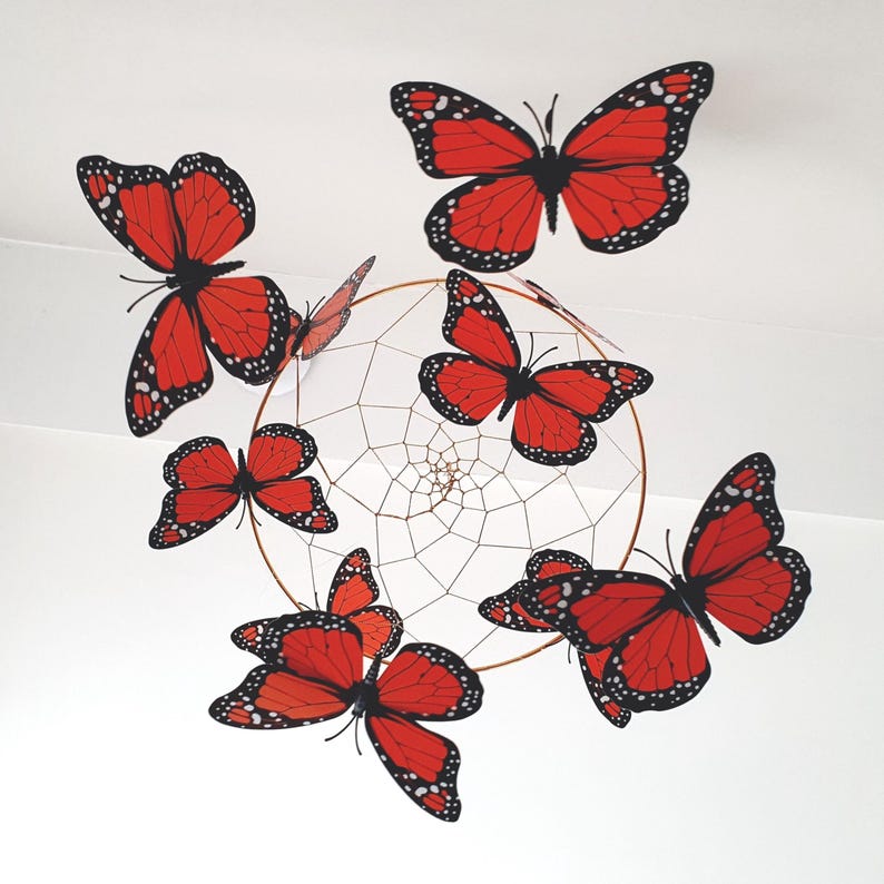 Monarch Butterfly Mobile Nursery, Butterfly Baby Mobile, Butterfly ...