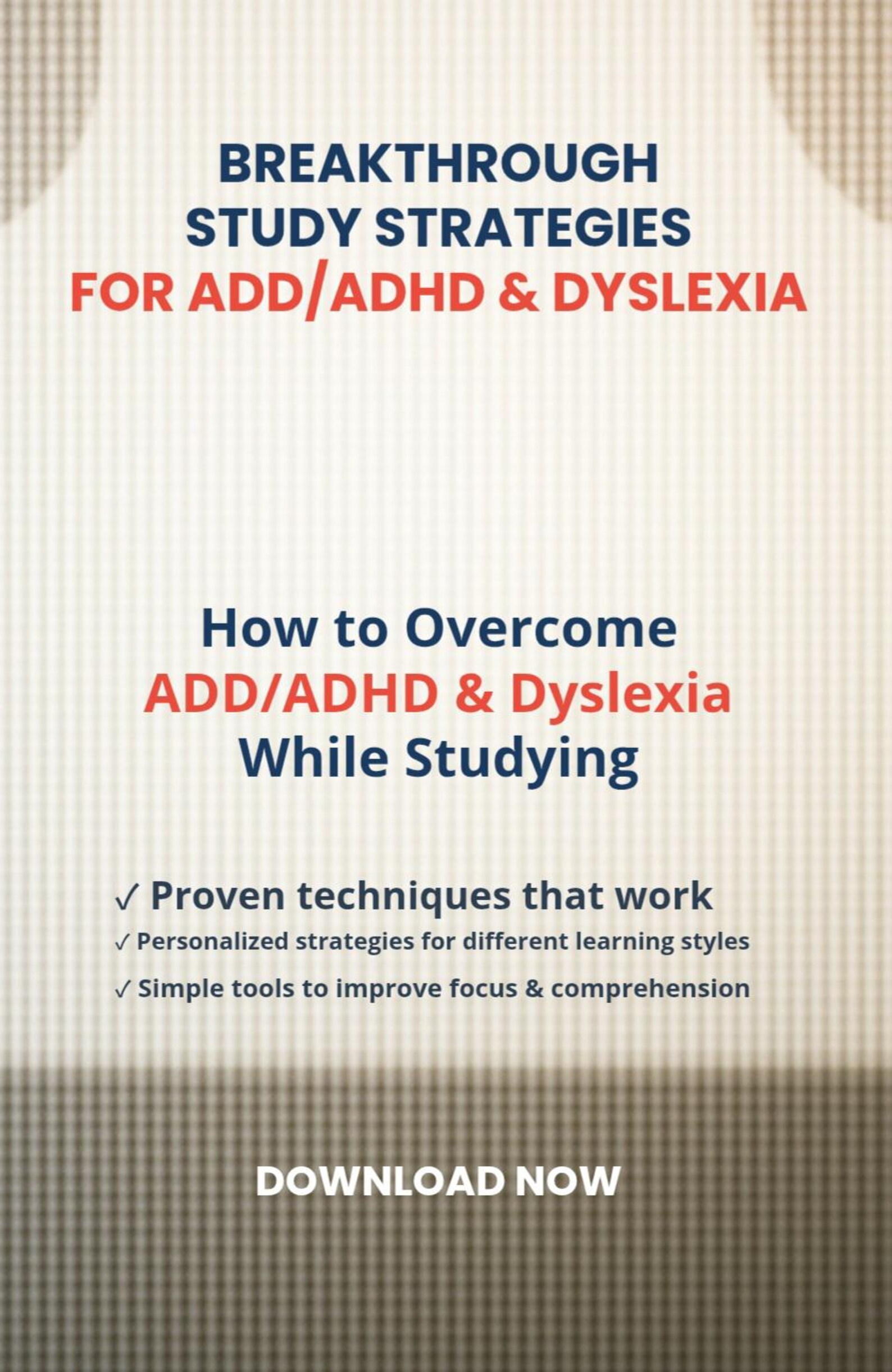 How to Overcome ADD/ADHD and Dyslexia While Learning - Etsy