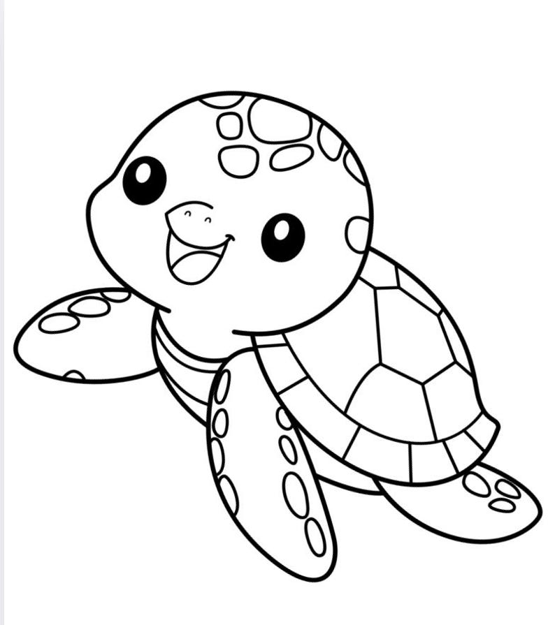 Baby Animals Printable Coloring Book - Etsy