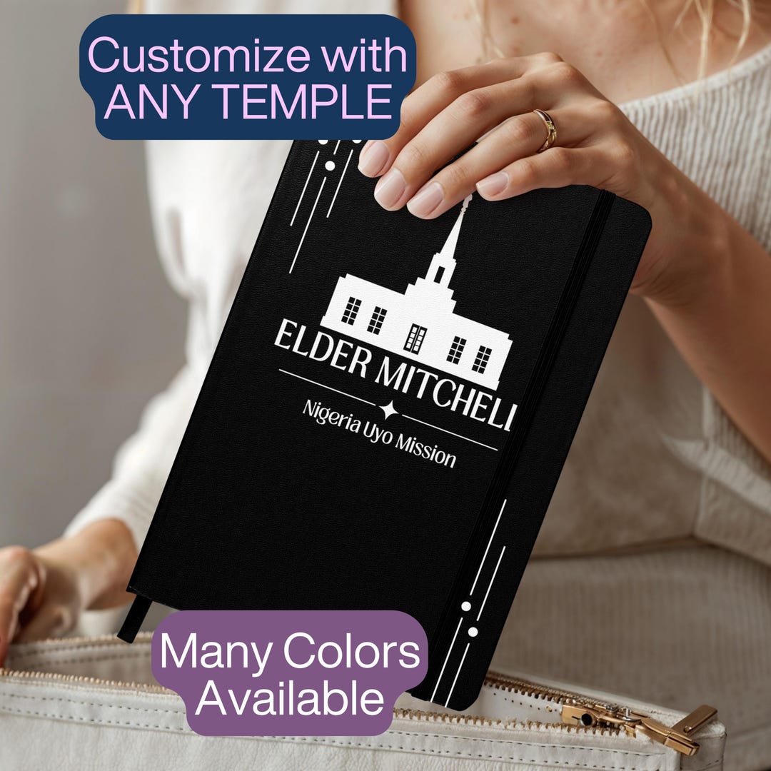 Custom LDS Temple Journal: Personalized Latter-day Saint Notebook ...