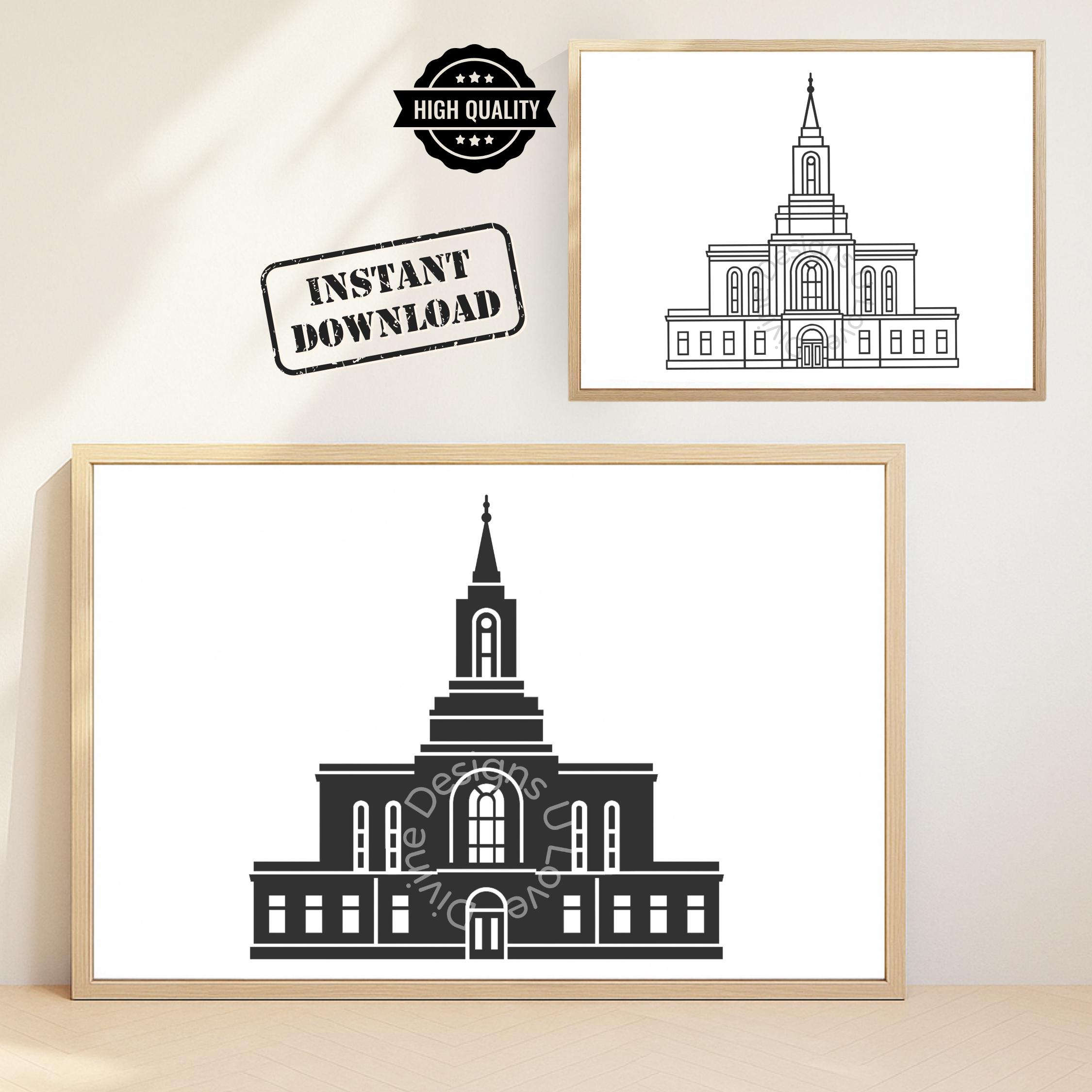 Orem Utah Temple SVG PNG, LDS Wall Art (digital Download) - Etsy